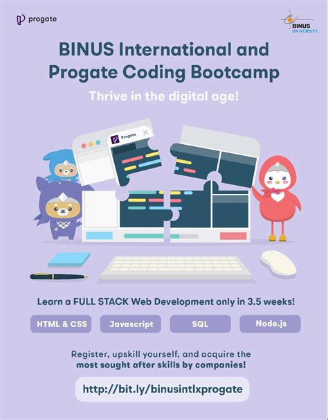 Binus International And Progate Coding Bootcamp Computer Science