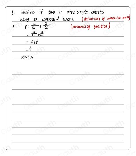 Solved 6 Consists Of Two Or More Simple Events That Are Connected By