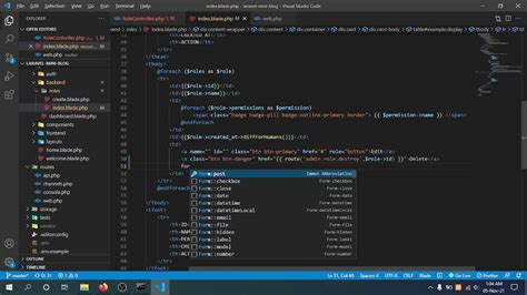 12 Role Delete With Sweetalert Laravel Mini Blog Youtube