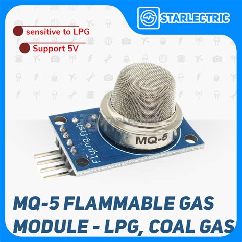 Jual Mq 5 Module Mq5 Mq 5 Sensor Lpg Natural Gas Town Gas Methane Butane Shopee Indonesia