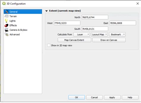 72 Vista De Mapa 3d — Documentación De Qgis Documentation
