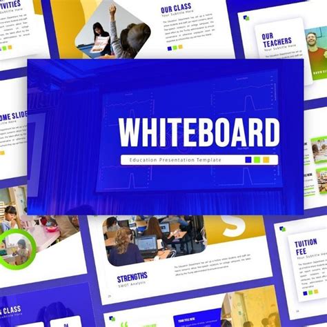 Whiteboard Education Presentation Powerpoint Template Education