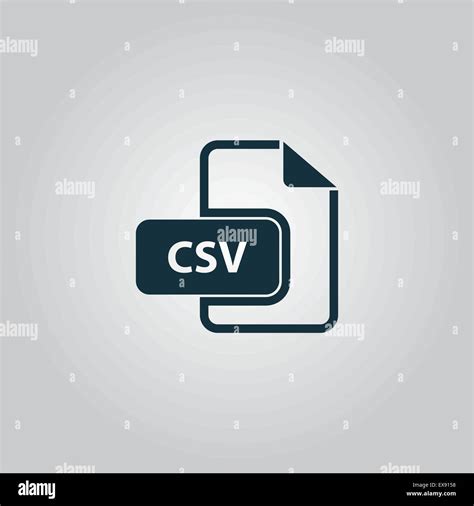Csv File Format Icon Hi Res Stock Photography And Images Alamy