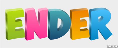 Ender Multi Color For The New Year Text Effect Generator