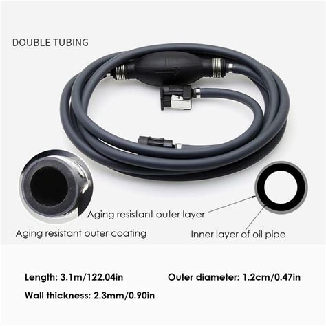 선외 모터 오일 파이프 엔진 커넥터 키트 보트 모터보트 액세서리 파이프 조인트 선외 모터 튜빙 오일 튜브 탱크 보트