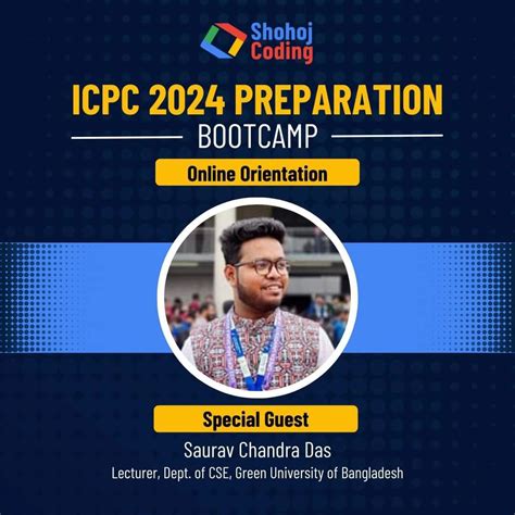 Shohoj Coding On Linkedin Icpc Bootcamp Programming