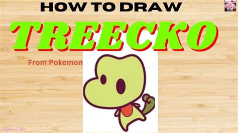 How To Draw Treecko Youtube