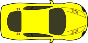 Yellow Car Top View Clip Art At Vector Clip Art Online
