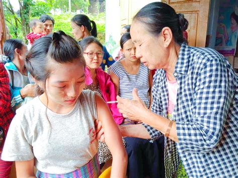 လိပ်သိုမြို့ တိုက်နယ်ကျန်းမာရေးဌာန၌ အသက်၂နှစ်အောက် ကလေးများနှင့် ကိုယ