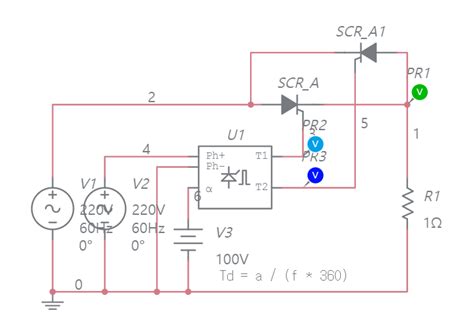 Phase Angle Control Multisim Live
