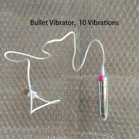 Easy To Carry 10 Vibration Usb Charging Dildo Vibrator Vibrating Bullet