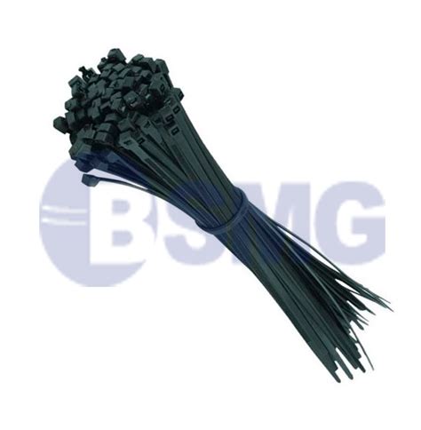 კაბელის მომჭერი შავი 4 8x150 100 025396