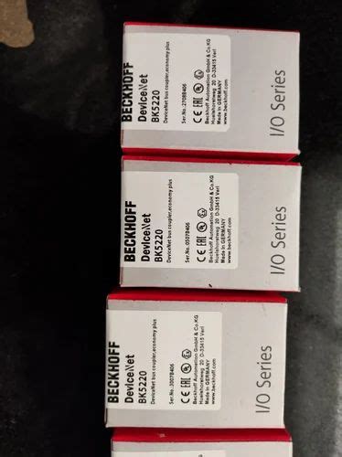 Beckhoff Bk5220 Economy Plus Bus Coupler Connects The Device Net Bus System At Rs 34000 New