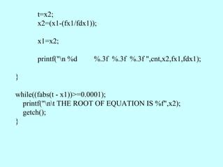 Newton Raphson Method PPT