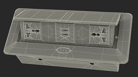 Tabletop Sockets Collection 3d Model 45 Ma Max C4d Obj Fbx 3ds