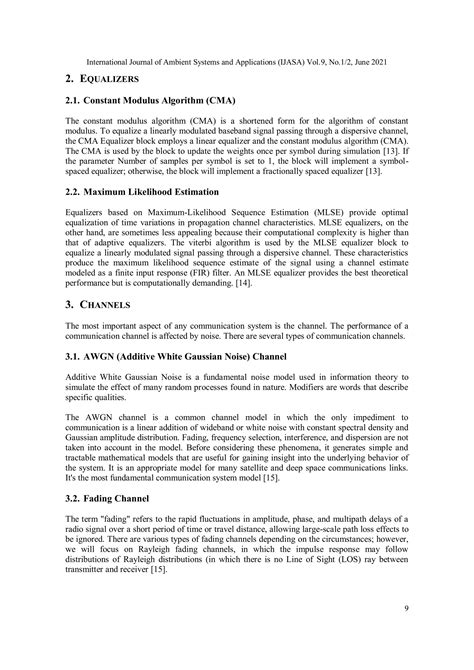 Comparison Of Bit Error Rate Performance Of Various Digital Modulation