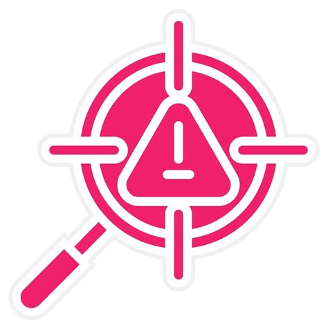 Premium Vector Vector Design Threat Detection Icon Style