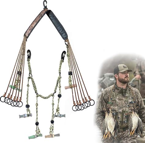 Vecacosic 2 In 1 Duck Call Lanyard Duck Strap Carrier For