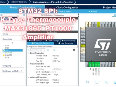 Stm32 And Max31865 Spi Temperature Sensing