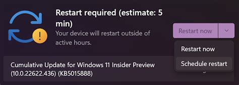 Possible To Schedule A Windows System Update Restart
