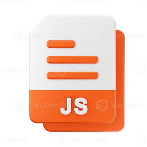 3d File Js Icon Illustration 22597318 Png