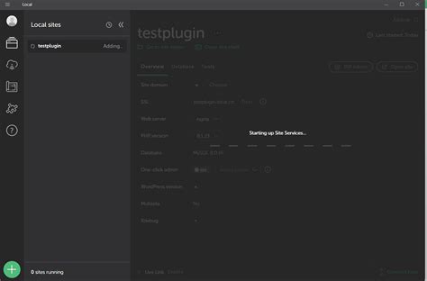 Can Not Start My Site Support Local Community