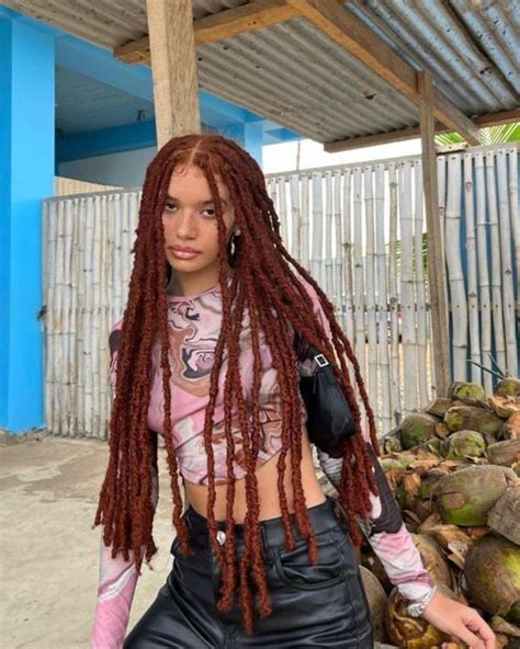 Ginger Butterfly Locs Faux Locs Crochet Hair Distressed Etsy Canada