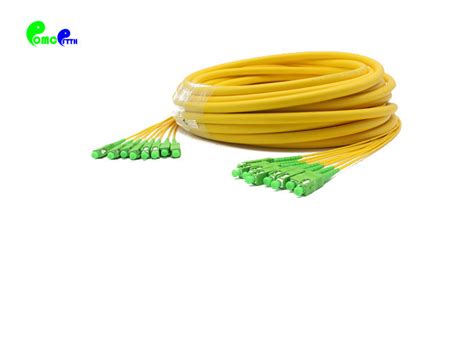 Breakout Fibre Patch Leads F SC APC SC APC Single Mode Fanout Mm PVC LSZH Jacket