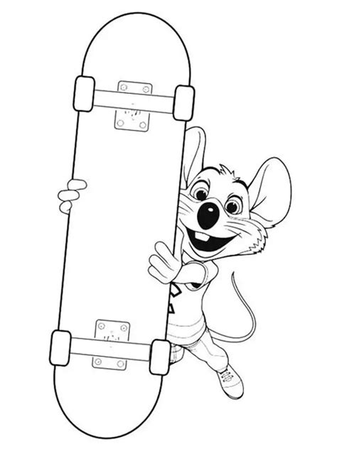 Chuck E Cheese Coloring Page 27 Printable For Free Download