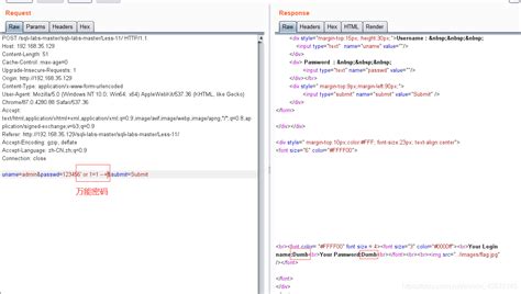 渗透测试之sql注入（post型的四种注入手法）、sql注入绕过手段port请求sql注入语句一句话 Csdn博客