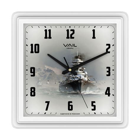 Часы настенные Vail Vl К1724 1 квадратные купить по низкой цене в интернет магазине Ozon