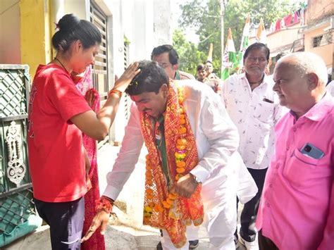 Sanjay Shukla Is Getting A Lot Of Blessings In Indore इंदौर विधानसभा 1 में कांग्रेस प्रत्याशी