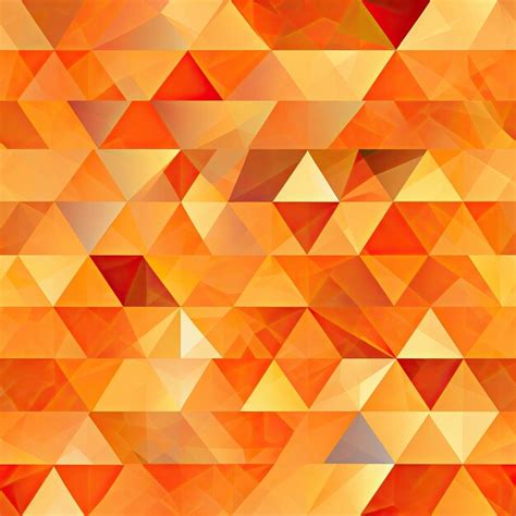 Premium Ai Image Abstract Triangles Contemporary Orange Pixel Pattern