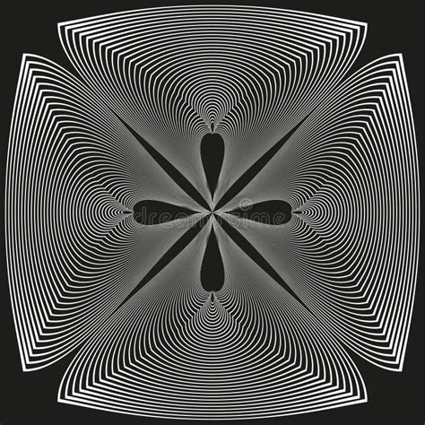 Abstract Symmetrical Female Tattoo In The Style Of Polynesian Tribal Art Isolated On White