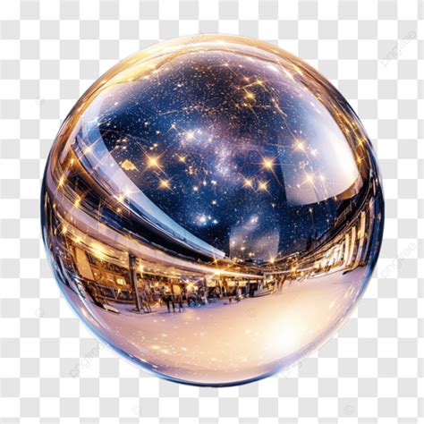 별 은하를 반사하는 매혹적인 유리 구체는 마법과 우주 환상을 만듭니다 매혹적인 유리 구체 Png 일러스트 및 이미지 에 대한 무료 다운로드 Pngtree