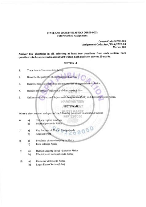 IGNOU MPSE 5 Solved Assignment English Medium 2023 24 IGNOU Solved Assignment 2024 25 Download PDF