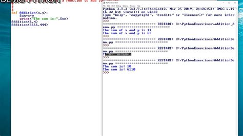 Simple Python Function With Parameters Youtube