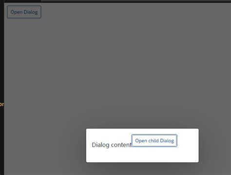 Dialog Show In Dialog Problem · Issue 5506 · Sapui5 Webcomponents