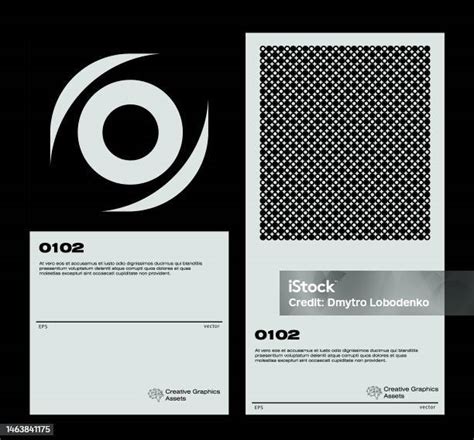 잔인한 디자인의 네오 모던 미학은 추상적 인 요소와 기하학적 모양으로 만든 벡터 포스터 표지 레이아웃입니다 초대장 배너 포스터 전단지 인쇄물 레이블 등을 만드는 데