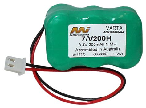 Varta 7 V200h Button Cell Battery Pack Security Alarm Battery Pack Battery Barn Bundaberg