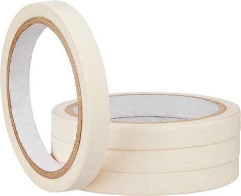 Amazon Brand Solimo Masking Tape 12mm Width 20 Meters Length