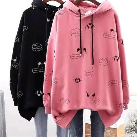 خرید و قیمت هودی دخترانه فانتزی بلند وارداتی با ضمانت کیفیت گلرخ کالکشن