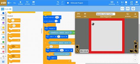 Kotova Ianina My Adventure In STEM Robotics Sweep The Castle VEX VR Coding