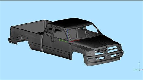 3d Model Dodge Ram 1500 2nd Gen Stl Files Printable Body 3d