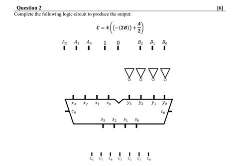Solved Complete The Following Logic Circuit To Produce The Chegg