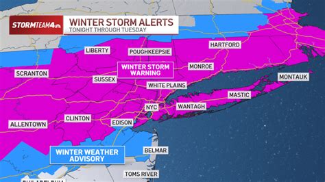 Snow Day In Ny Track Weather Radar Live Nbc New York