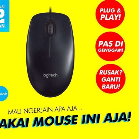 Jual Harga Murah Mouse Logitech M Usb Garansi Resmi Mouse Kantor Gaming Desain Logitech Di