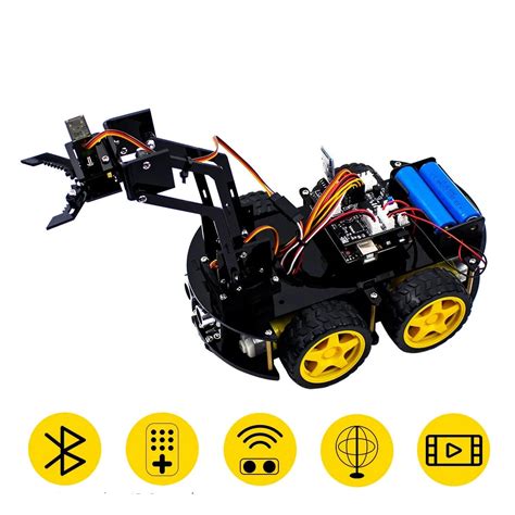 Arduino 4wd Robot Arm Car Kit Arduino Robot Kit Goodsshopi