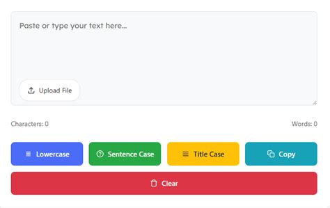 Uppercase To Lowercase Converter Convert Case In A Second