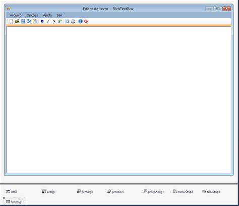 C Editor De Texto Com Richtextbox E Printdocument